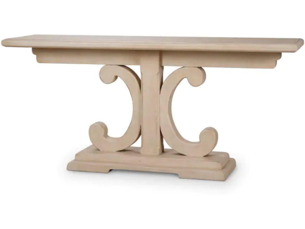 Bramble Fiona Pedestal Console Table Furniture Living Room Occasional ...