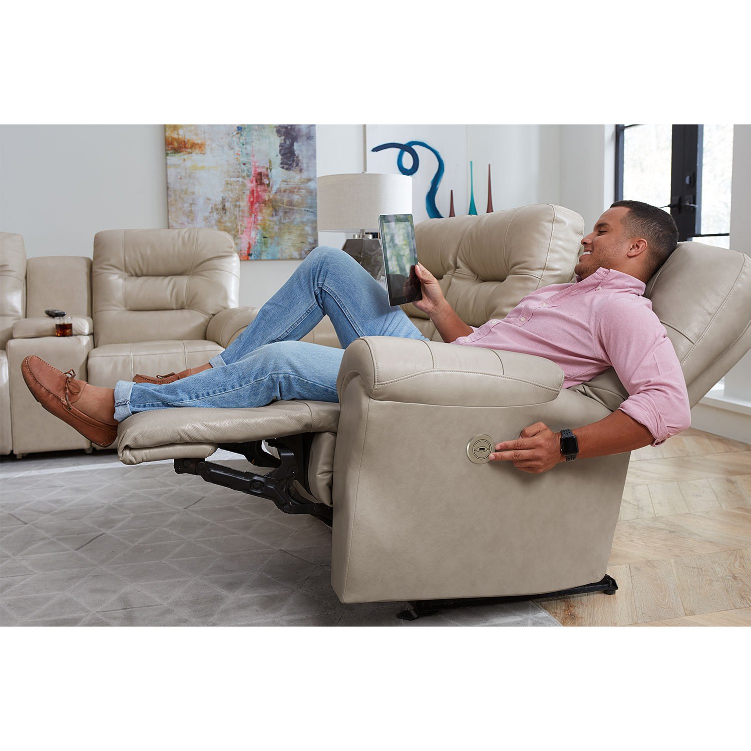 Best Home Furnishings Unity Dual Reclining Sofa Furniture Living Room Sofas