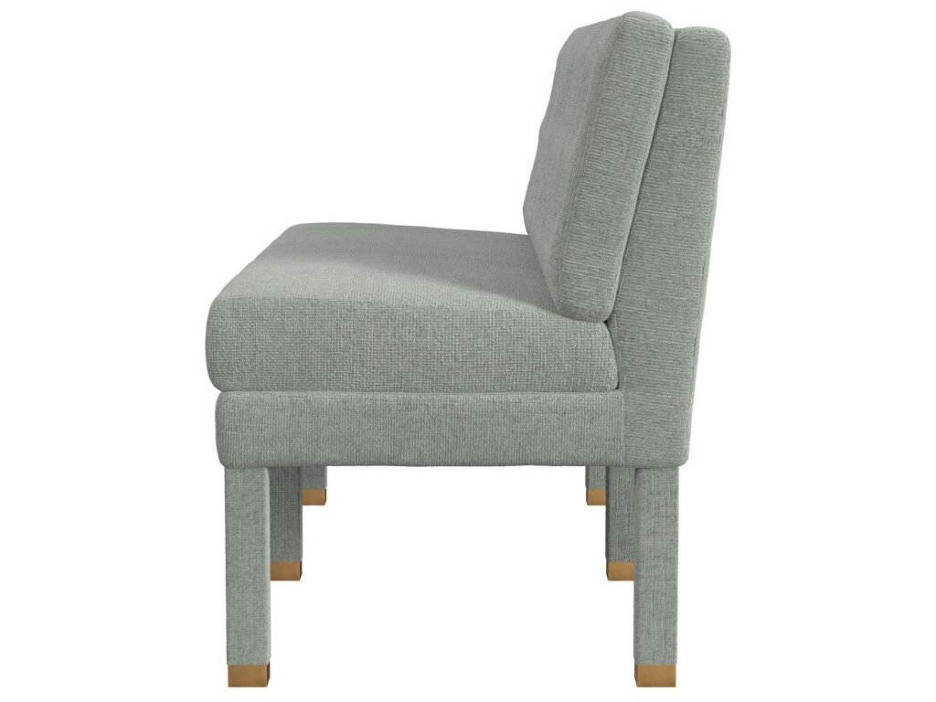 Uttermost Approach The Bench Banquette, 52" - Criss Cross Sea Salt ...